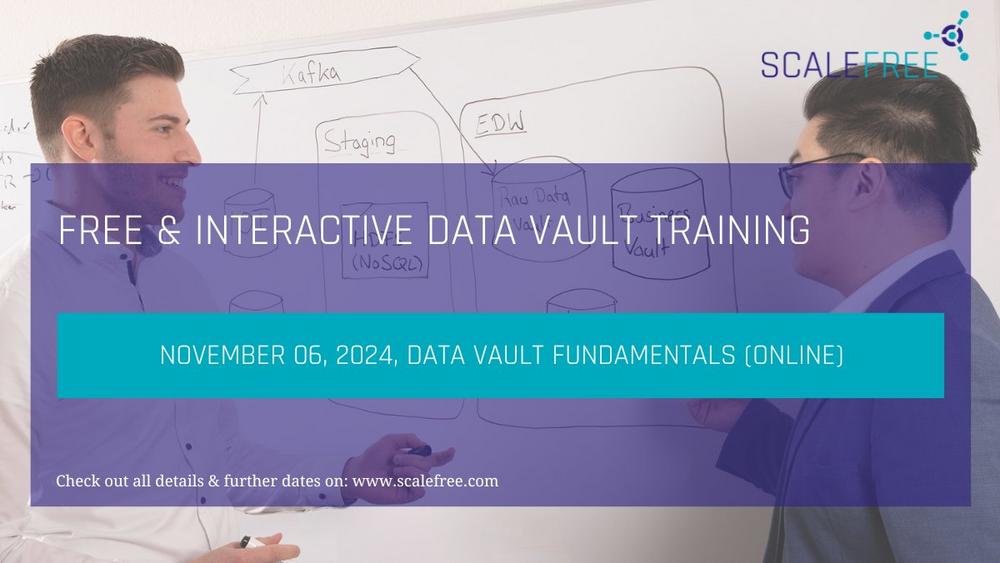 Data Vault Fundamentals – Free Training (Workshop | Online) – Event Planning