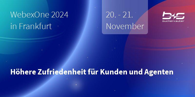 Webex One Frankfurt (Konferenz | Frankfurt am Main) – Event Planning