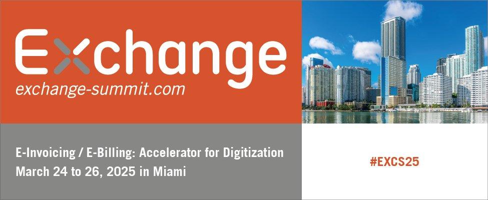 E-Invoicing Exchange Summit in Miami 2025 (Konferenz | Miami) – Event ...